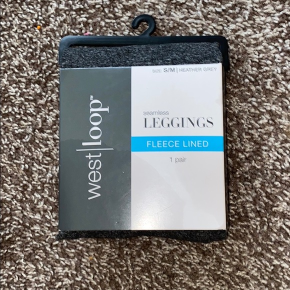 Westloop | Pants & Jumpsuits | West Loop Fleece Lined Leggings Grey ...